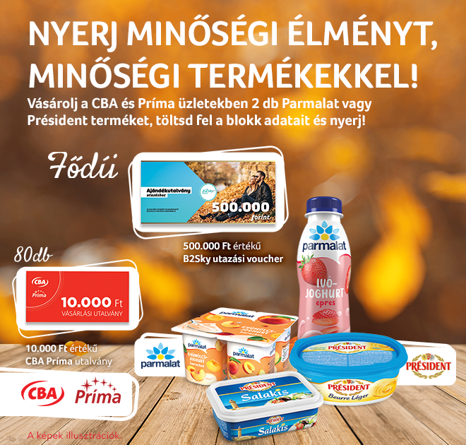 A CBA és a Príma Nyereményportálja